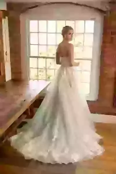 Dove | Glamorous Beaded Goddess Bridal Gown | Nicki Flynn by True Bride