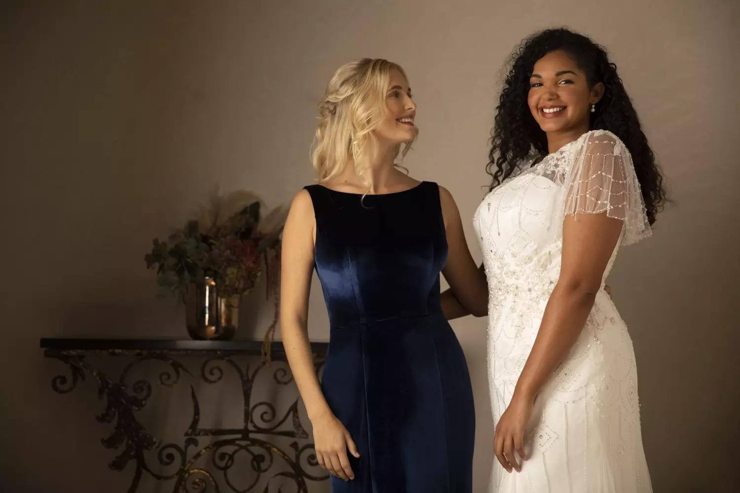 Pearl | Elegant Slinky Modern Bridesmaids Dress | Luna by True Bride