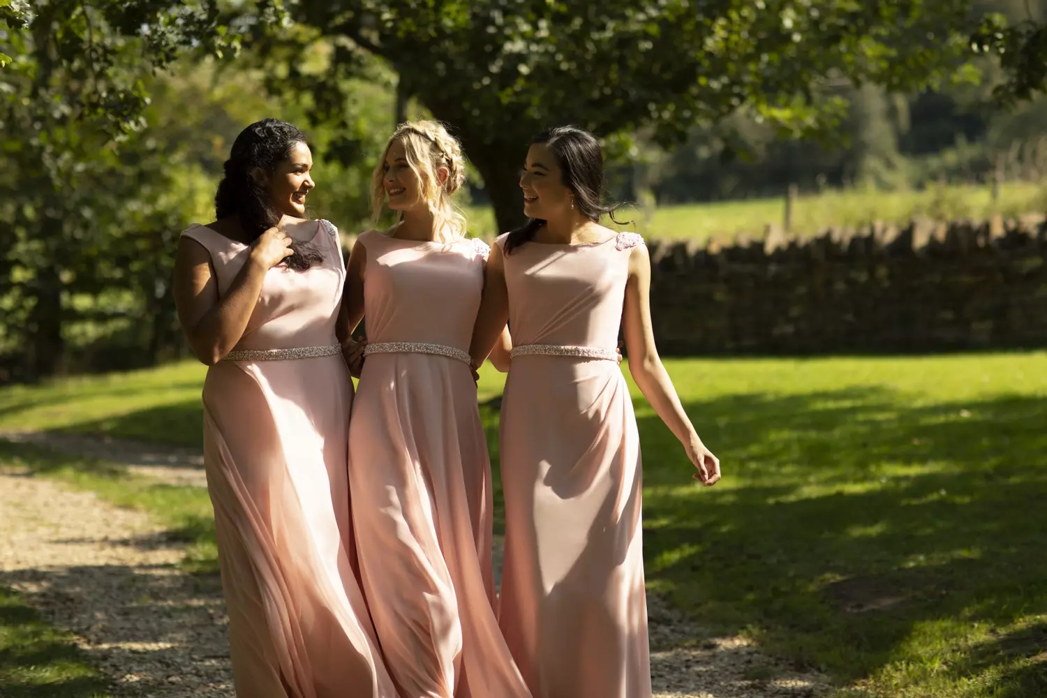 M470 | Glam Beaded Cowl Back Bridesmaid Style | True Bridesmaids