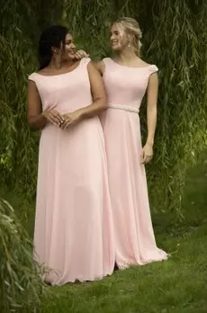 M470 | Glam Beaded Cowl Back Bridesmaid Style | True Bridesmaids