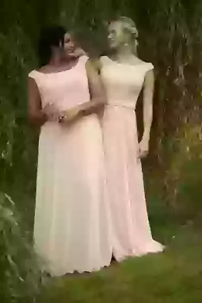 Maeve M504 | Classic Bridesmaid Style with Pearl Beading | True Bridesmaids