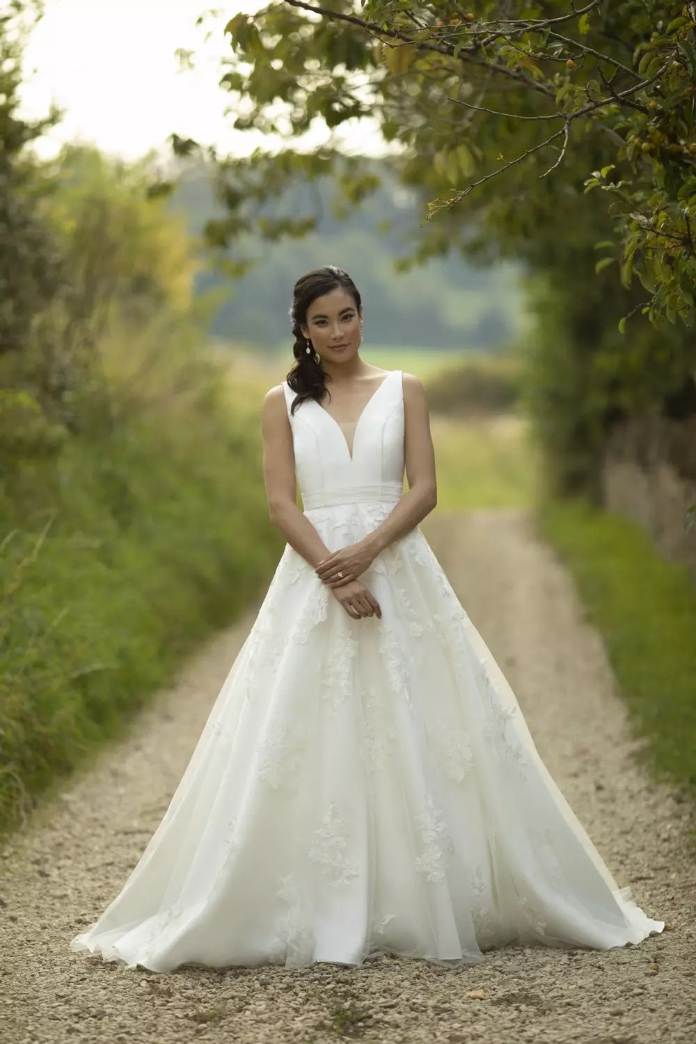 Savannah W395 | Contemporary Classic A-Line Bridal Gown | True Bride